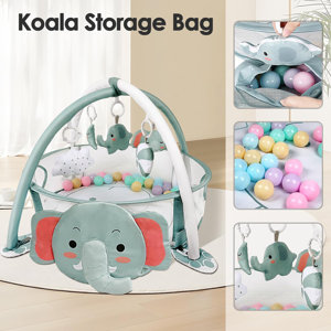 dearlomum 27.6 L Elephant Baby Play Mat Baby Gym,Ball Pit Including 30 ...