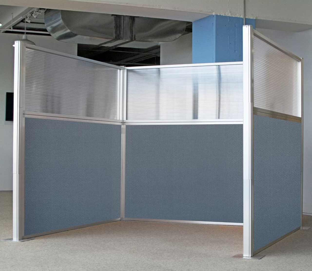 Versare 6' X 6' Pre-Configured U Shape Hush Panel Cubicle | Wayfair