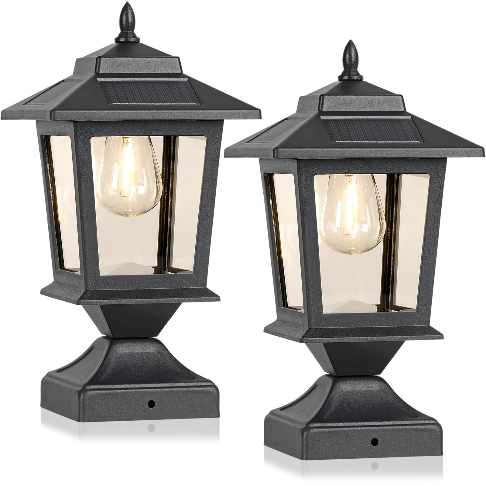 QOLFER Waterproof Solar Outdoor Light For 4X4 Wooden Posts - Wayfair Canada