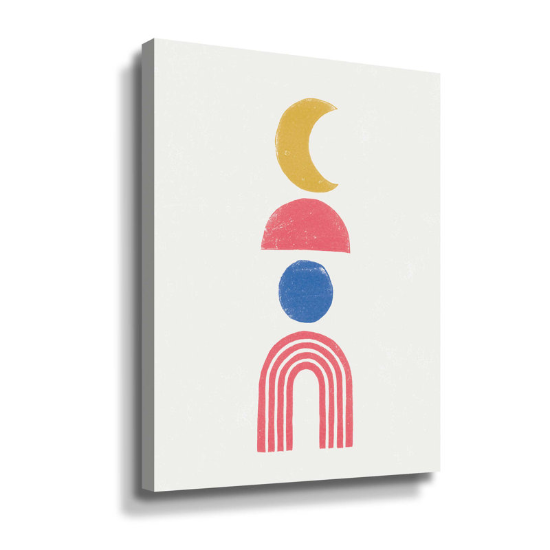 Corrigan Studio® Minimalist Boho II Bright Gallery Wrapped Canvas | Wayfair