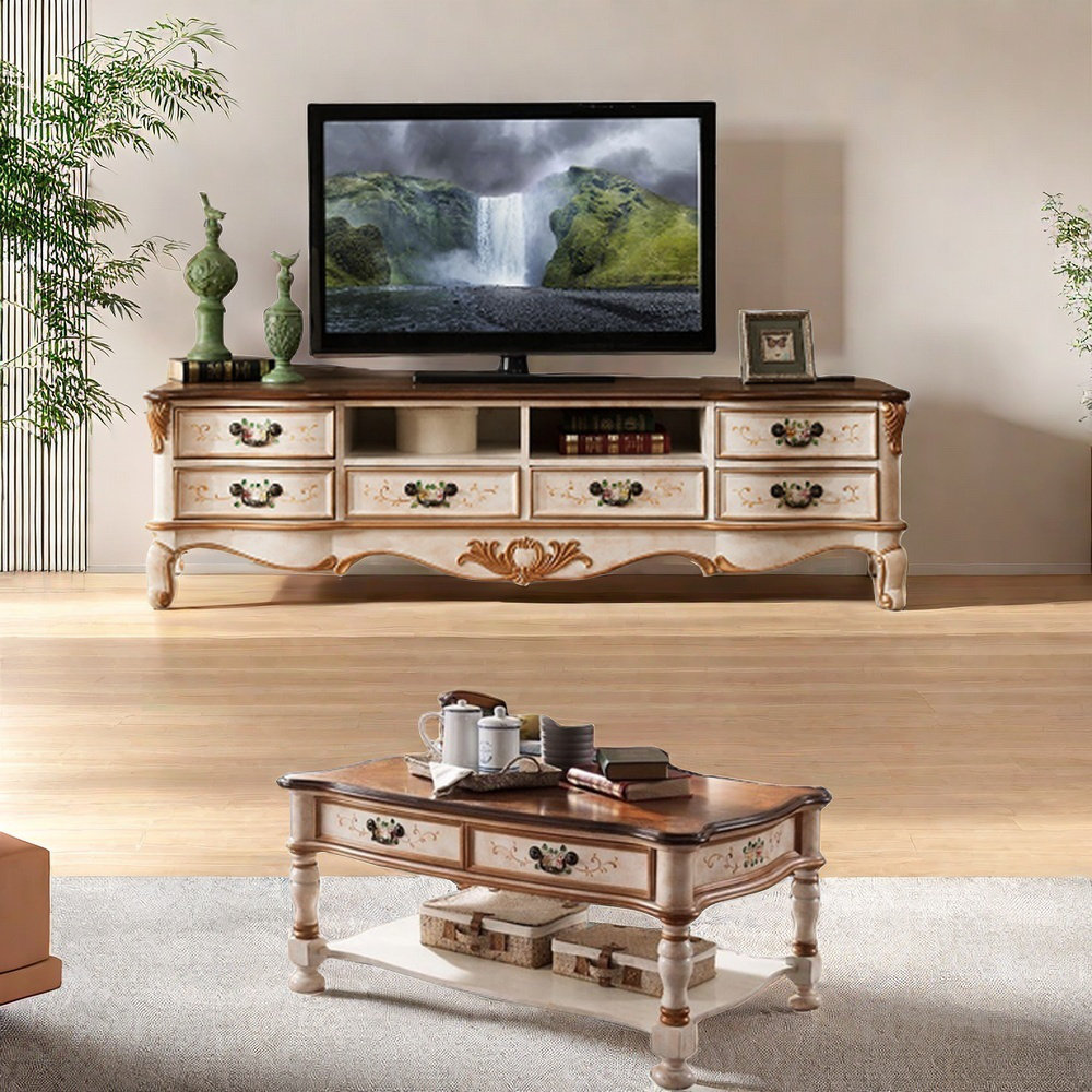 The Invincibles home Retro American style TV stand coffee table | Wayfair