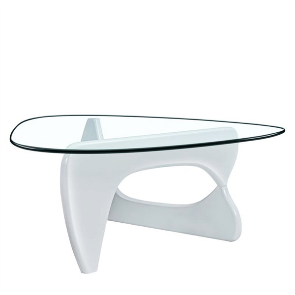 Brayden Studio® Botha Glass Top Coffee Table | Wayfair