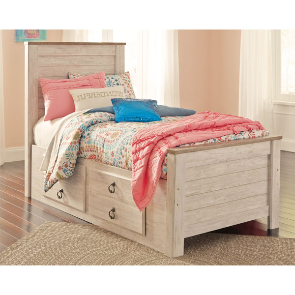 August Grove® Dawton Twin 2 Drawer Mate's & Captain's Bed by Industrial ...
