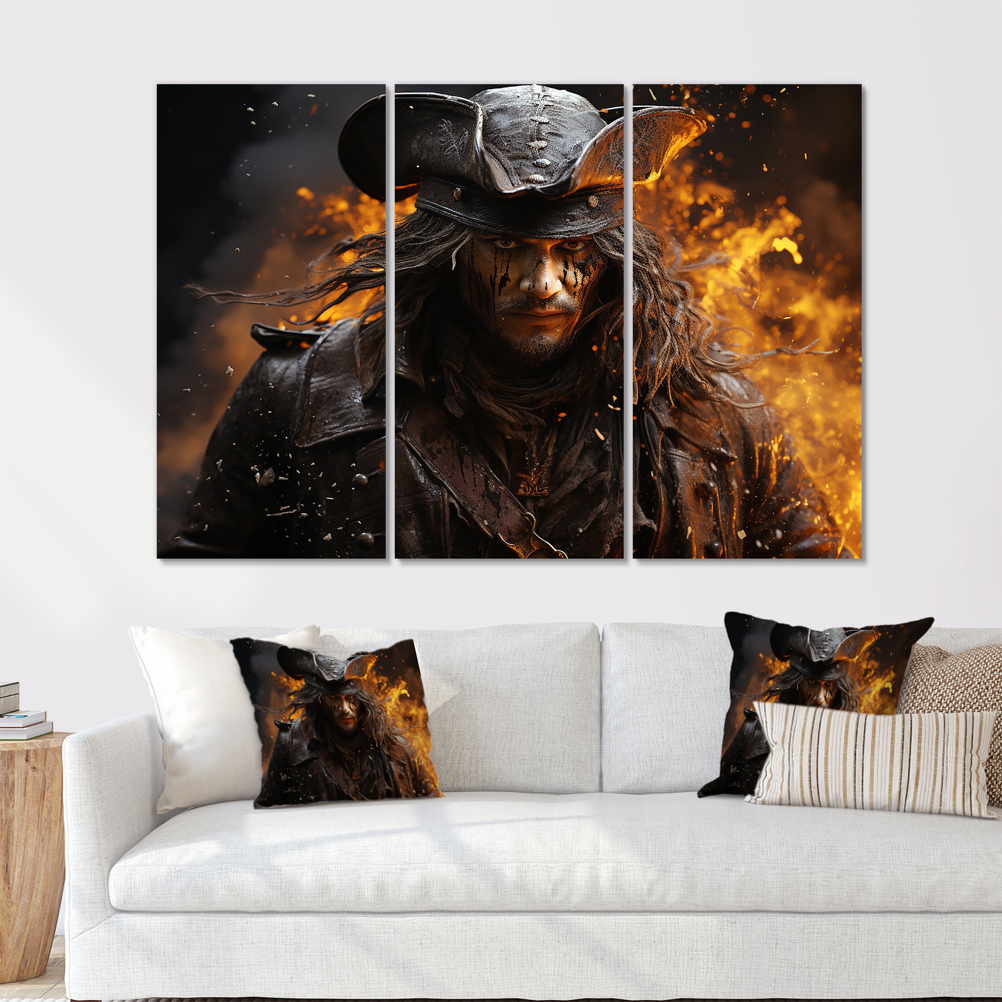 Dakota Fields Pirates Firy Vengeance I - Pirate Wall Art Living Room ...