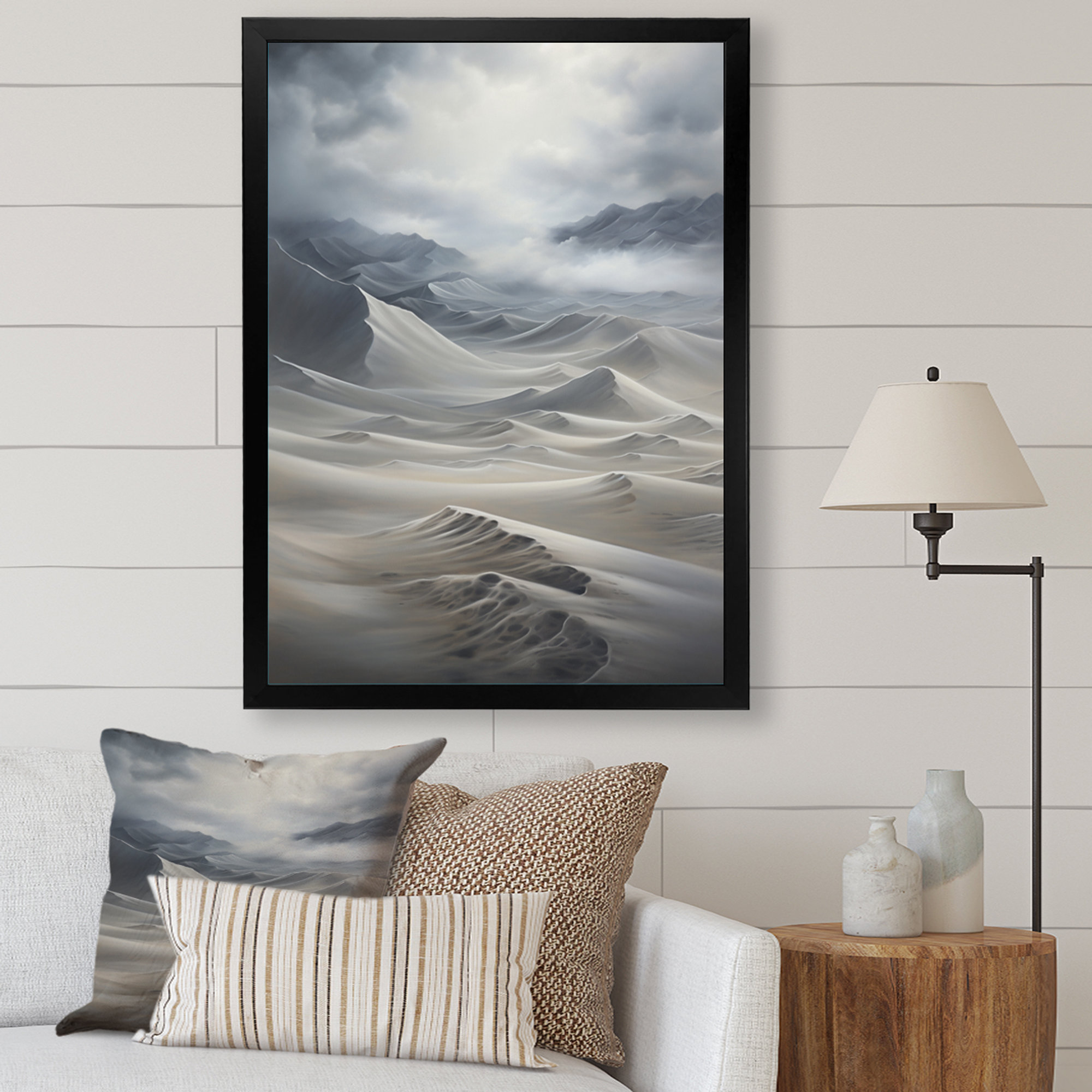 Union Rustic Desert Sandstorm Symphony Impasto - Landscape & Nature ...
