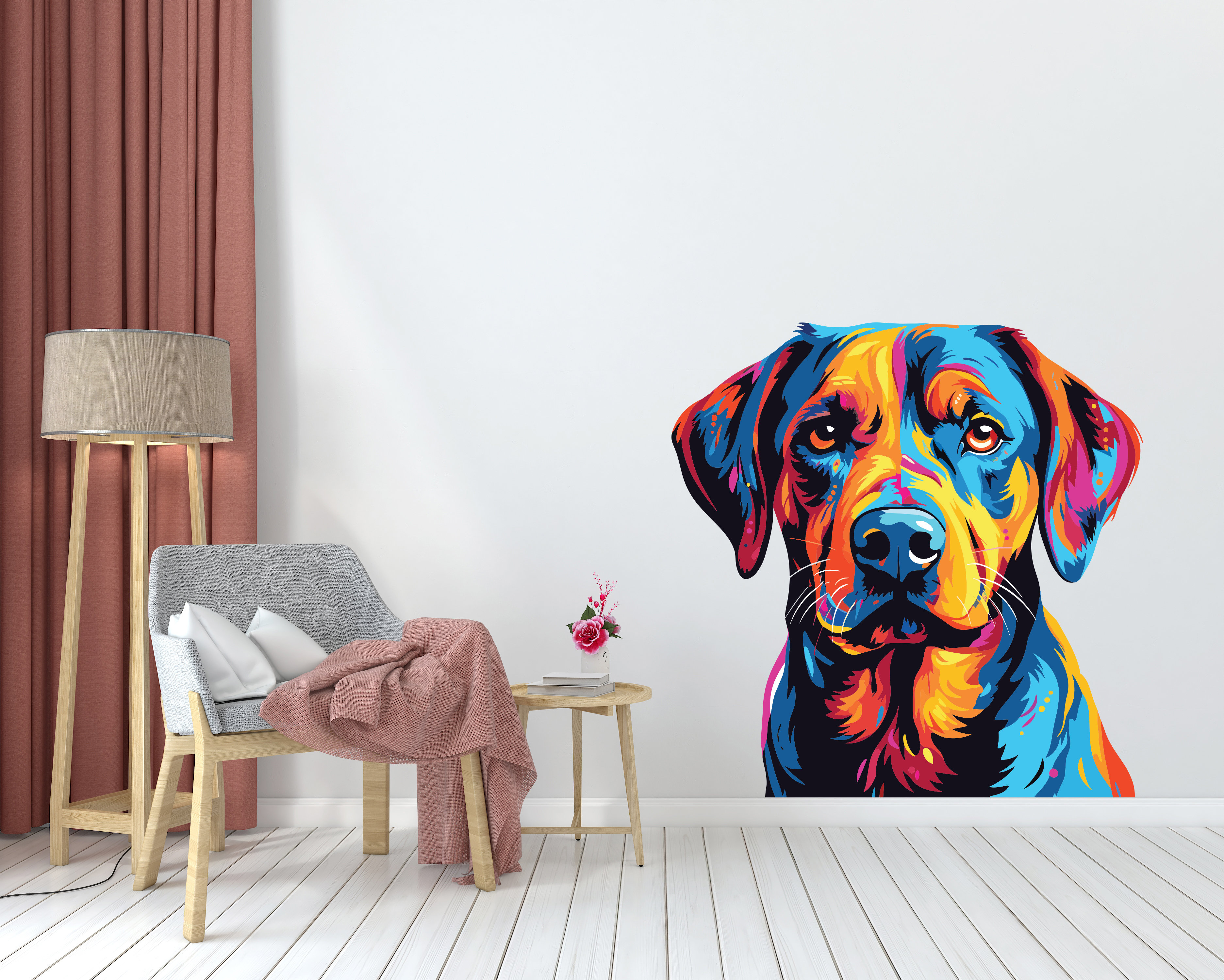 Lark Manor™ Labrador Retriever Dog Wall Decal Dog Decor Dog Wall Art ...