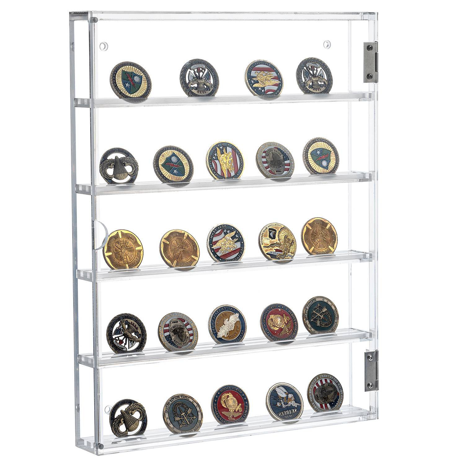 MyGift 5 Tiers Coin Collector Clear Display Shelf | Wayfair