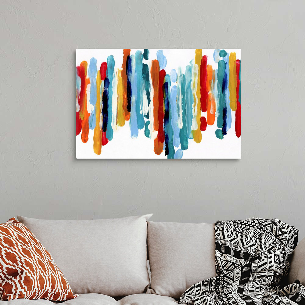 Wrought Studio™ Captive Color I - Painting Print on Canvas | Wayfair