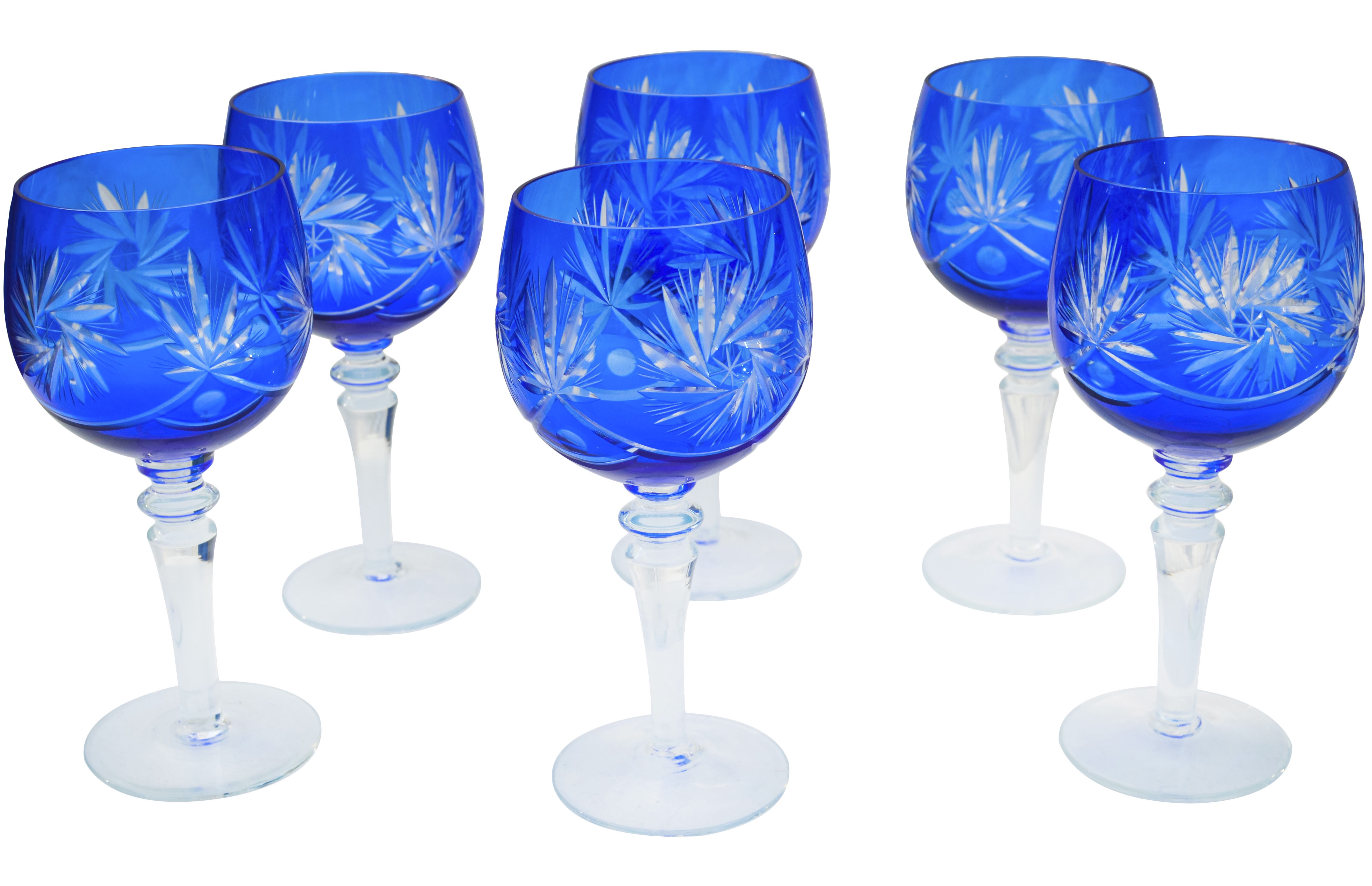 The Moroccan Room 6 - Piece 12oz. Crystal Cordial Glass Stemware Set ...
