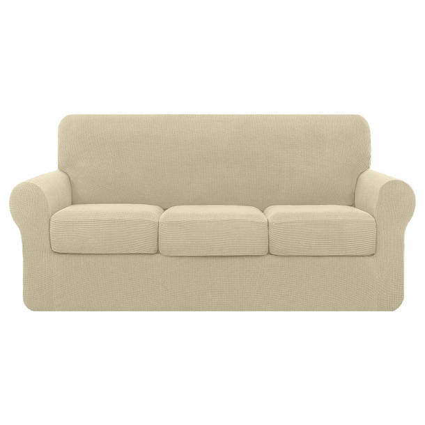 Eider & Ivory™ Box Cushion Sofa Slipcover & Reviews | Wayfair