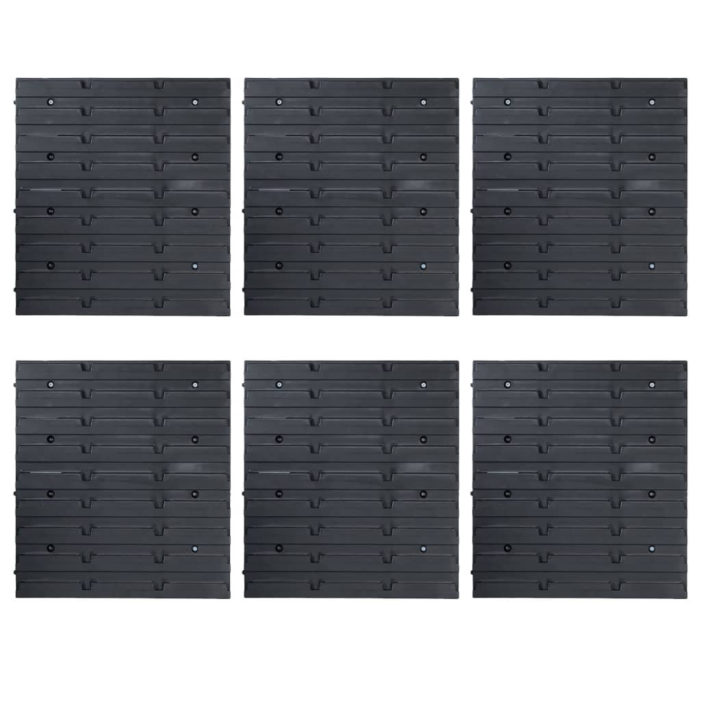 vidaXL 96 Piece Storage Bin Kit with Wall Panels | Wayfair