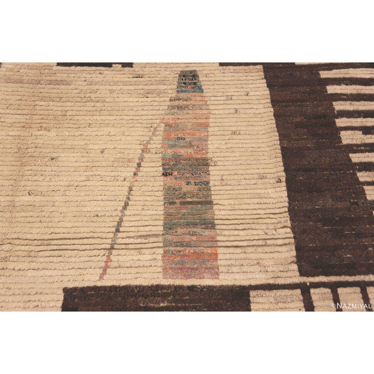 Nazmiyal Collection One-of-a-Kind Large Primitive Motifs Modern Folk ...