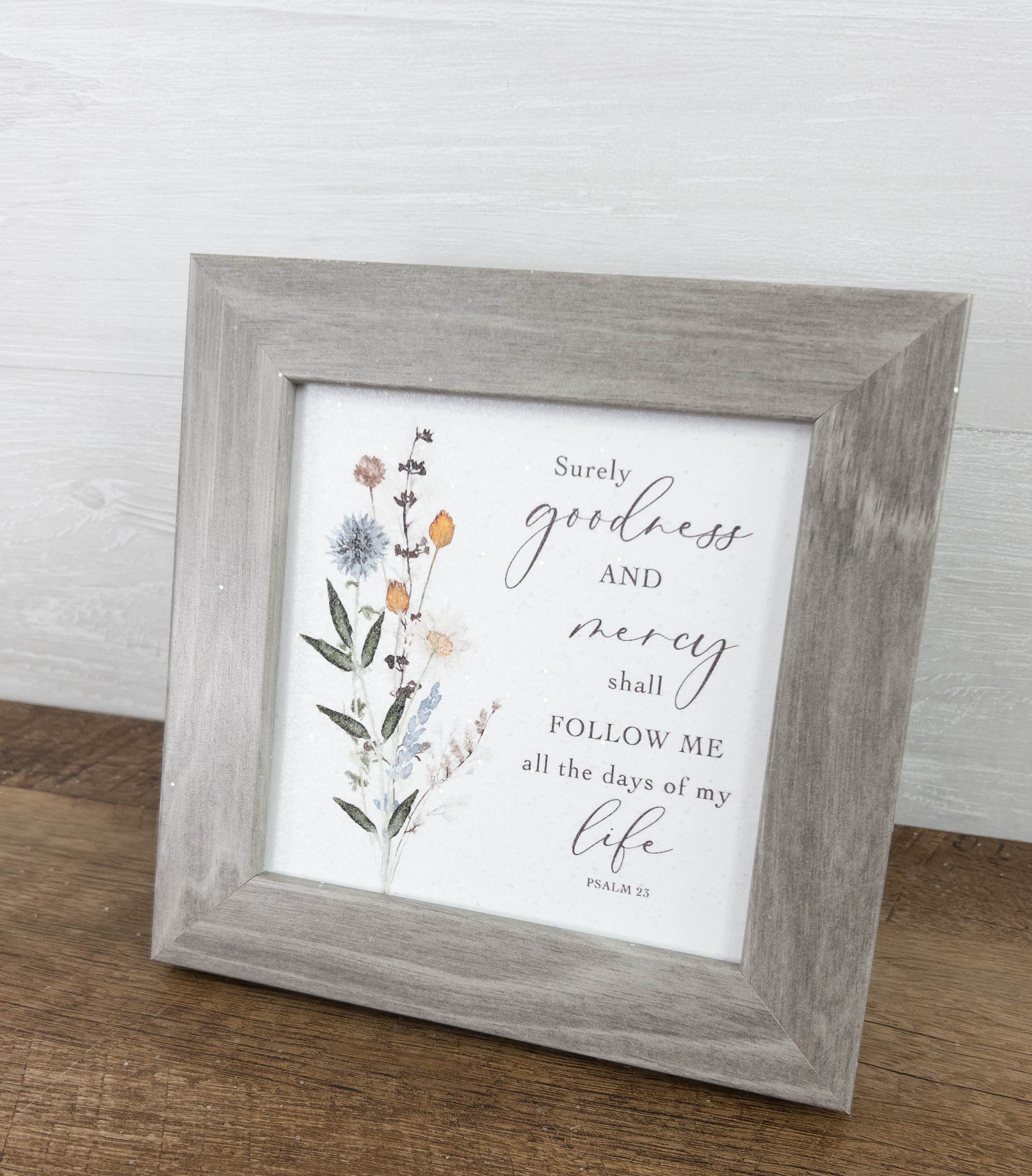 Trinx Surely Goodness and Mercy Will Follow Me Art Sign - Wayfair Canada