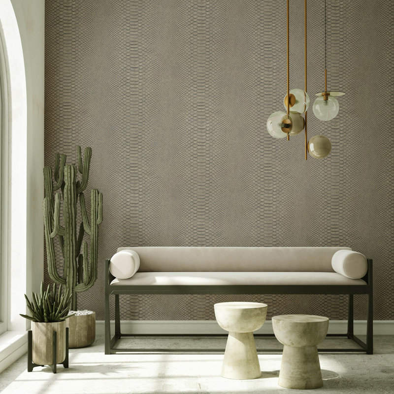 Galerie Wallcoverings Earth Collection Textured Snake Skin Sheen ...