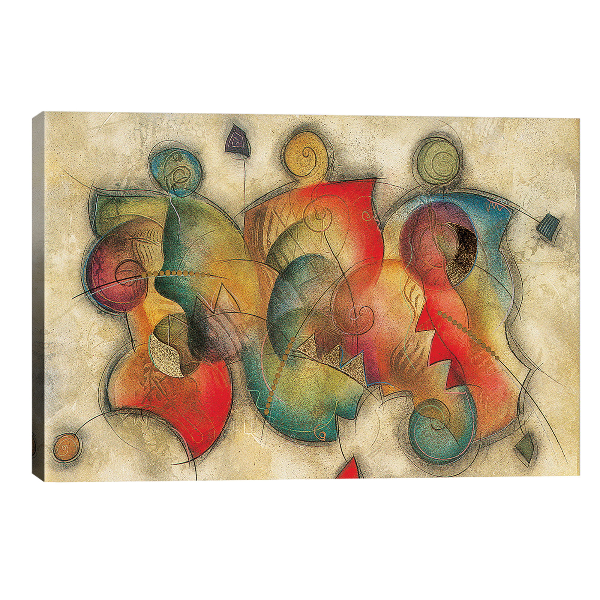 East Urban Home 'Quest' By Eric Waugh Graphic Art Print on Canvas | Wayfair