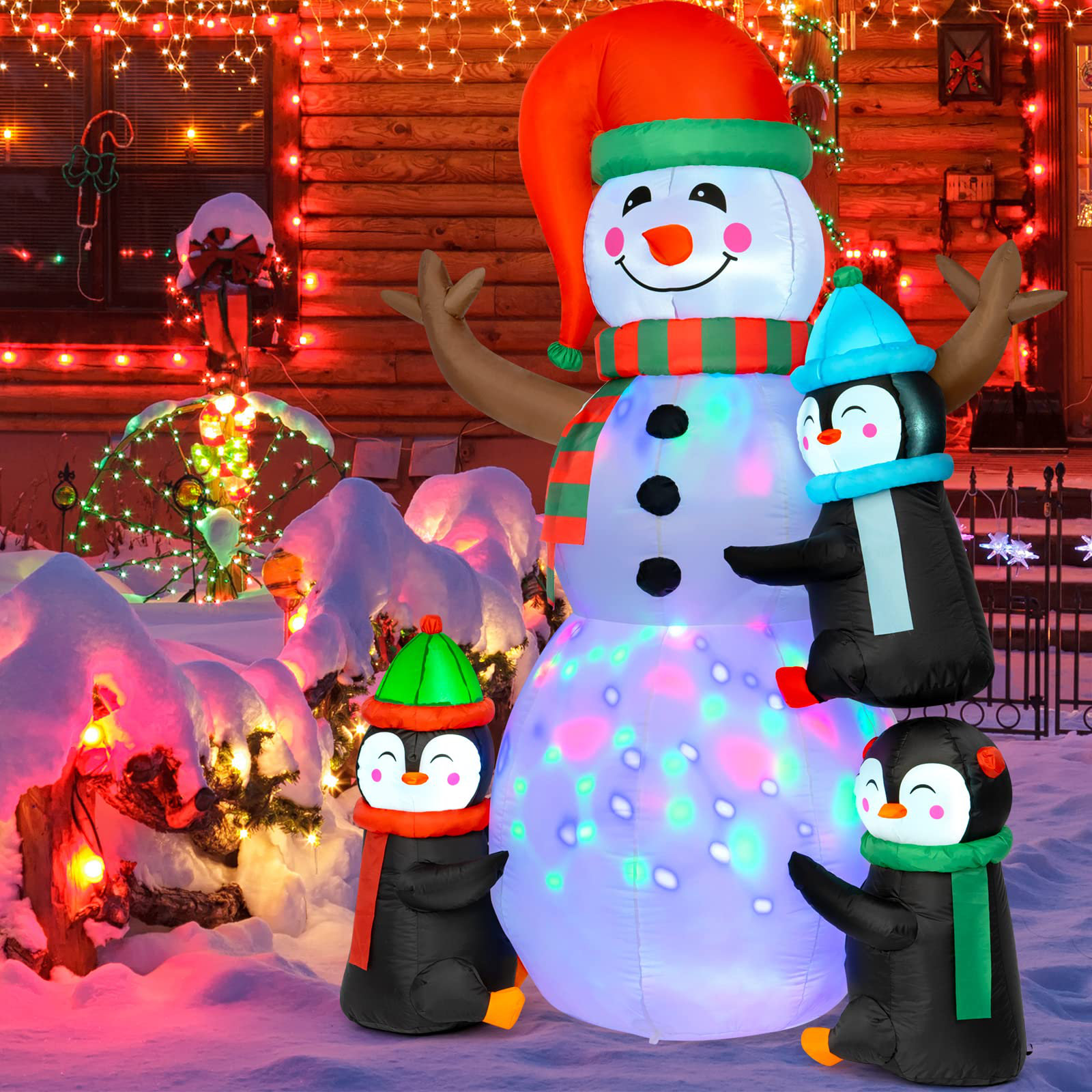 The Holiday Aisle® Christmas Inflatables Outdoor Decorations | Wayfair
