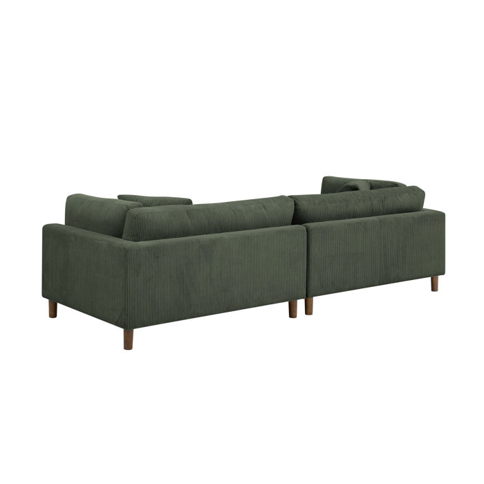 Wade Logan® Assel 116'' Corduroy Sofa & Reviews | Wayfair