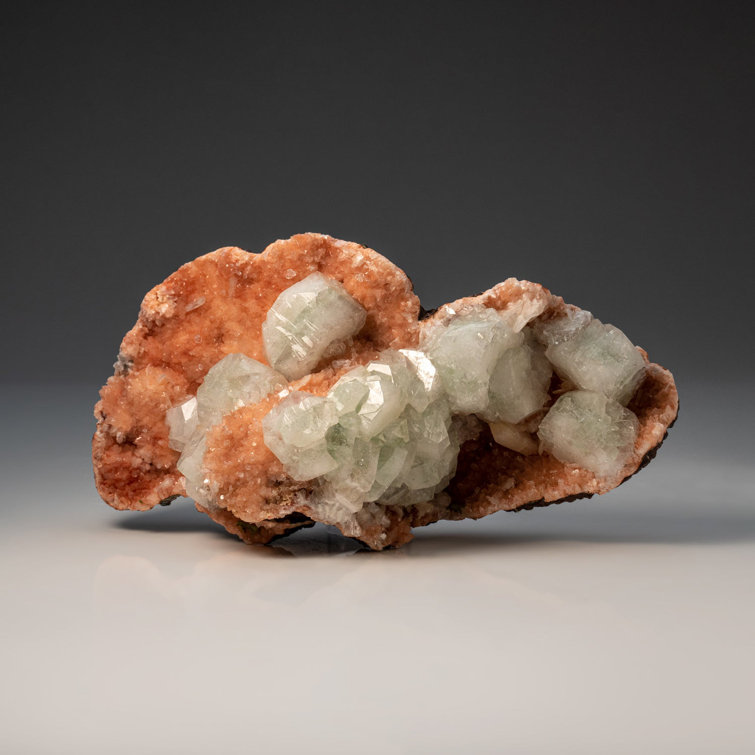 Astro Gallery of Gems Green Apophylite and Stilbite from Lonavala ...