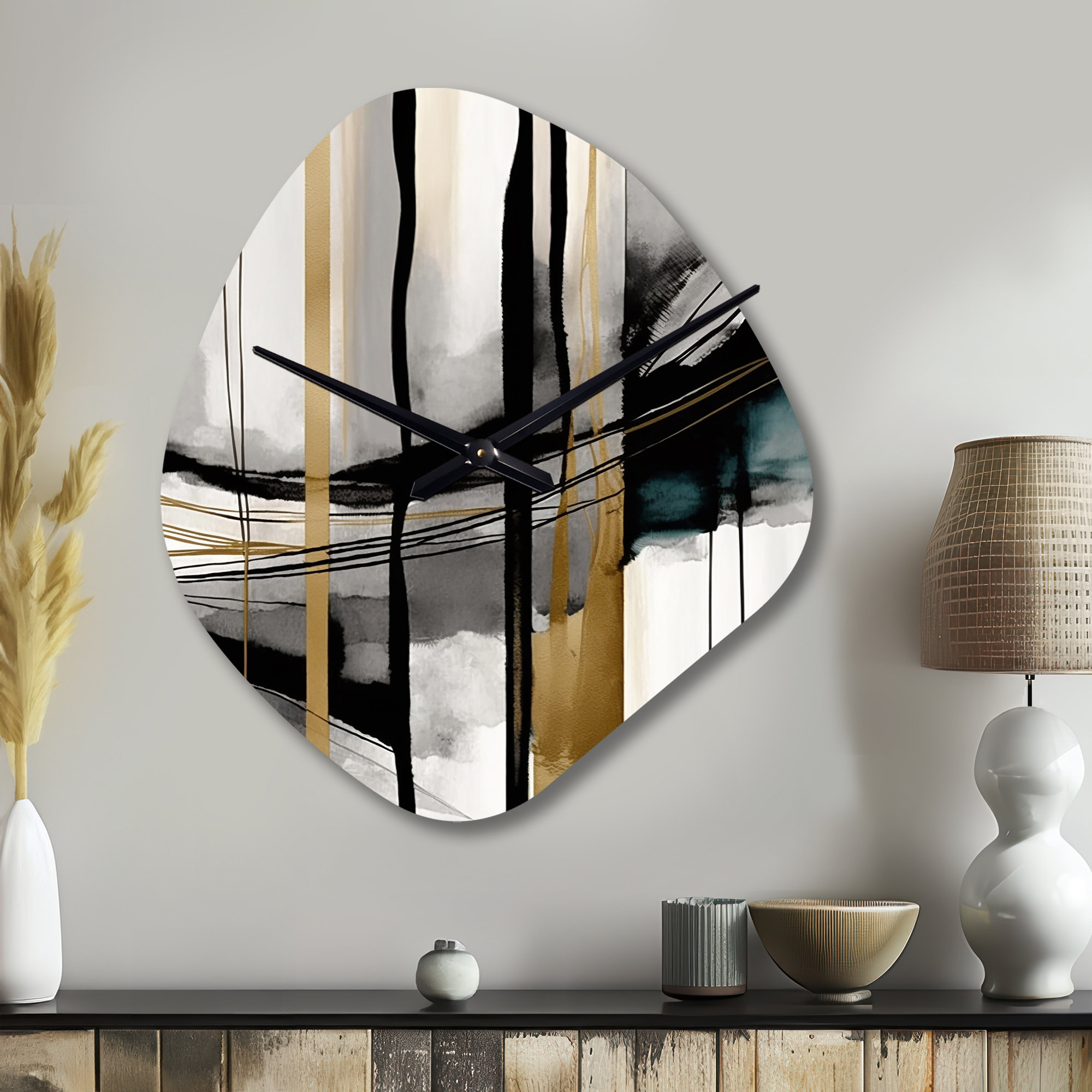 Design Art Abstract Transitional Modern Shapes II - Nebula Shape ...