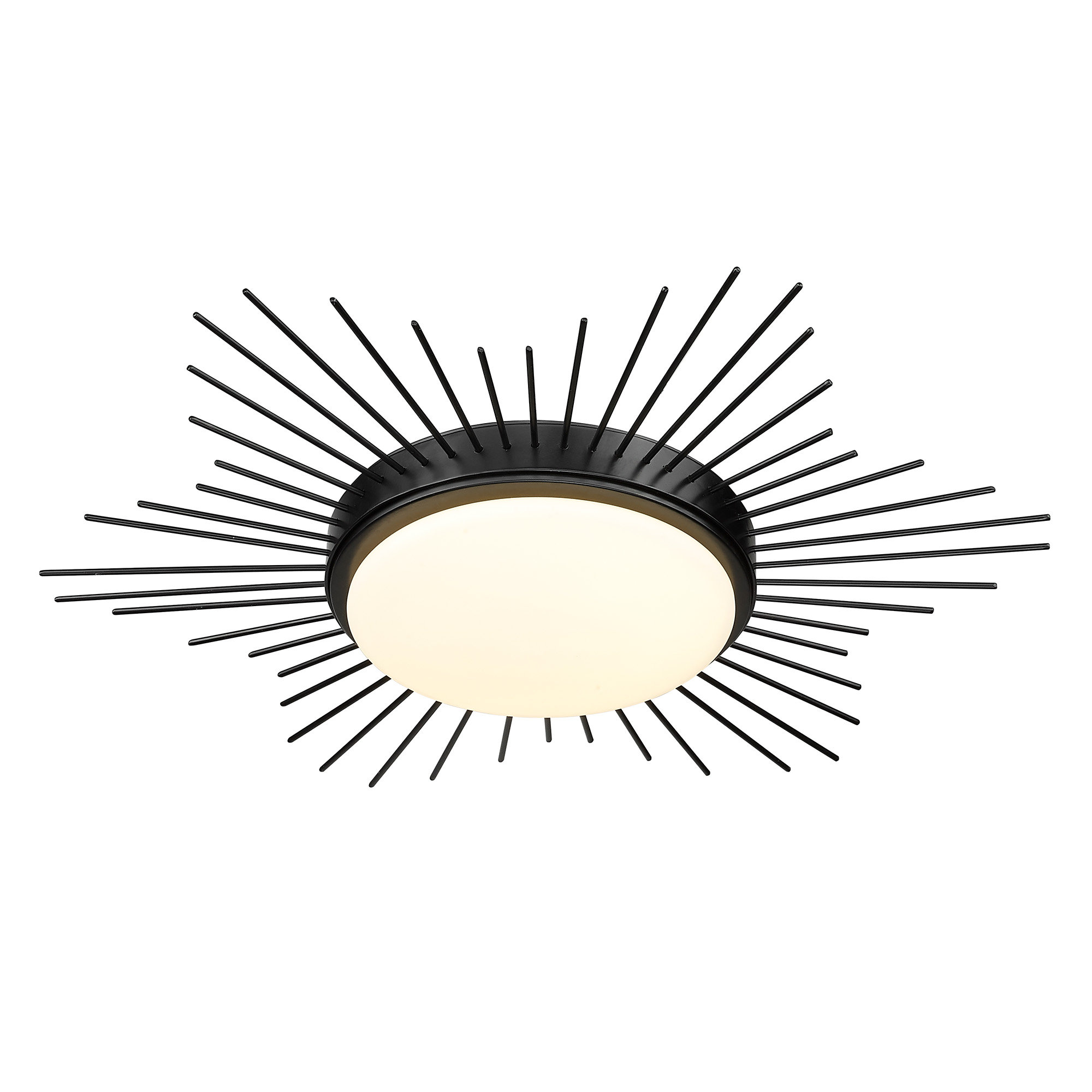Wade Logan® Avanell Glass LED Flush Mount & Reviews | Wayfair