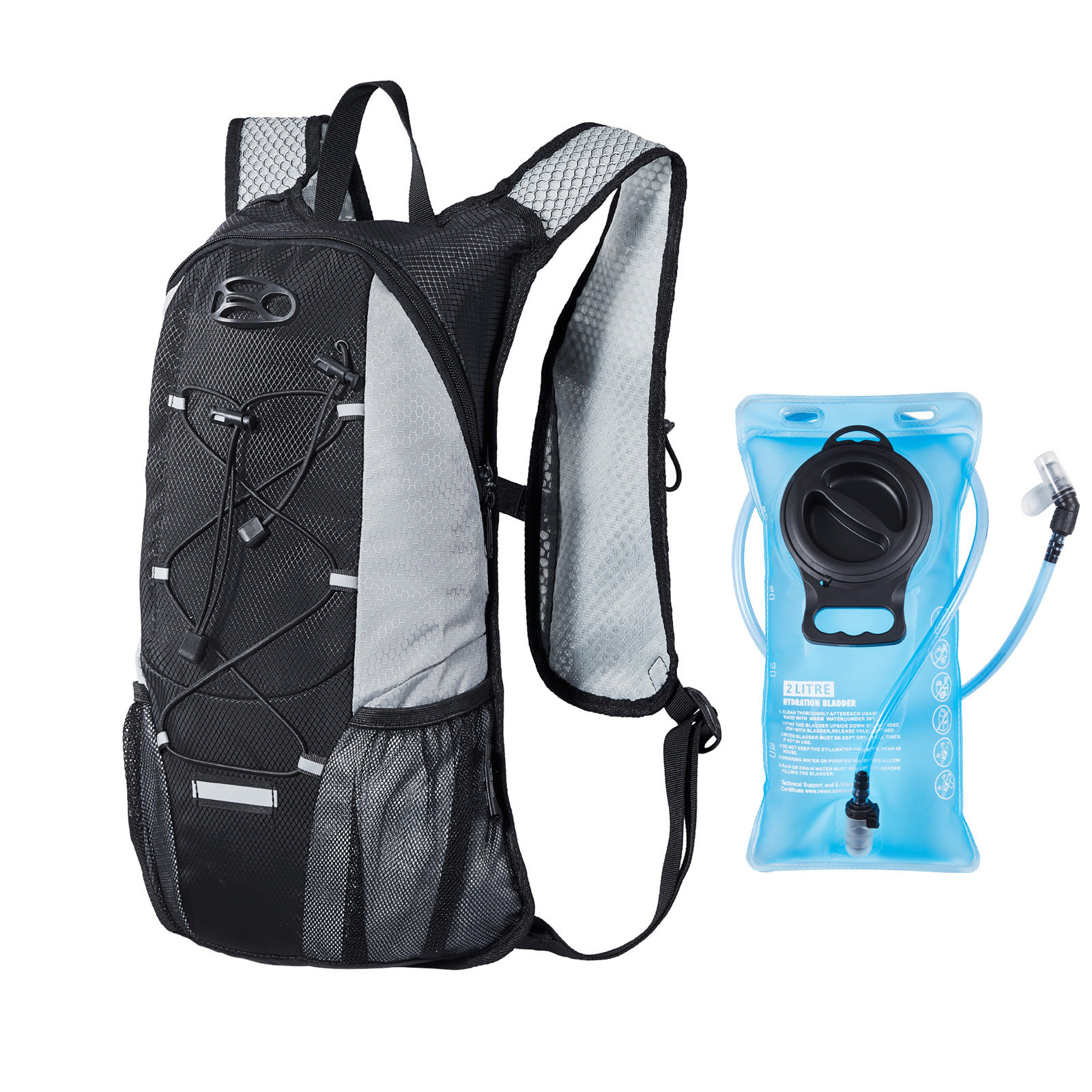 WFX Utility™ Lightweight Hydration Pack Backpack 2L Water Bladder ...