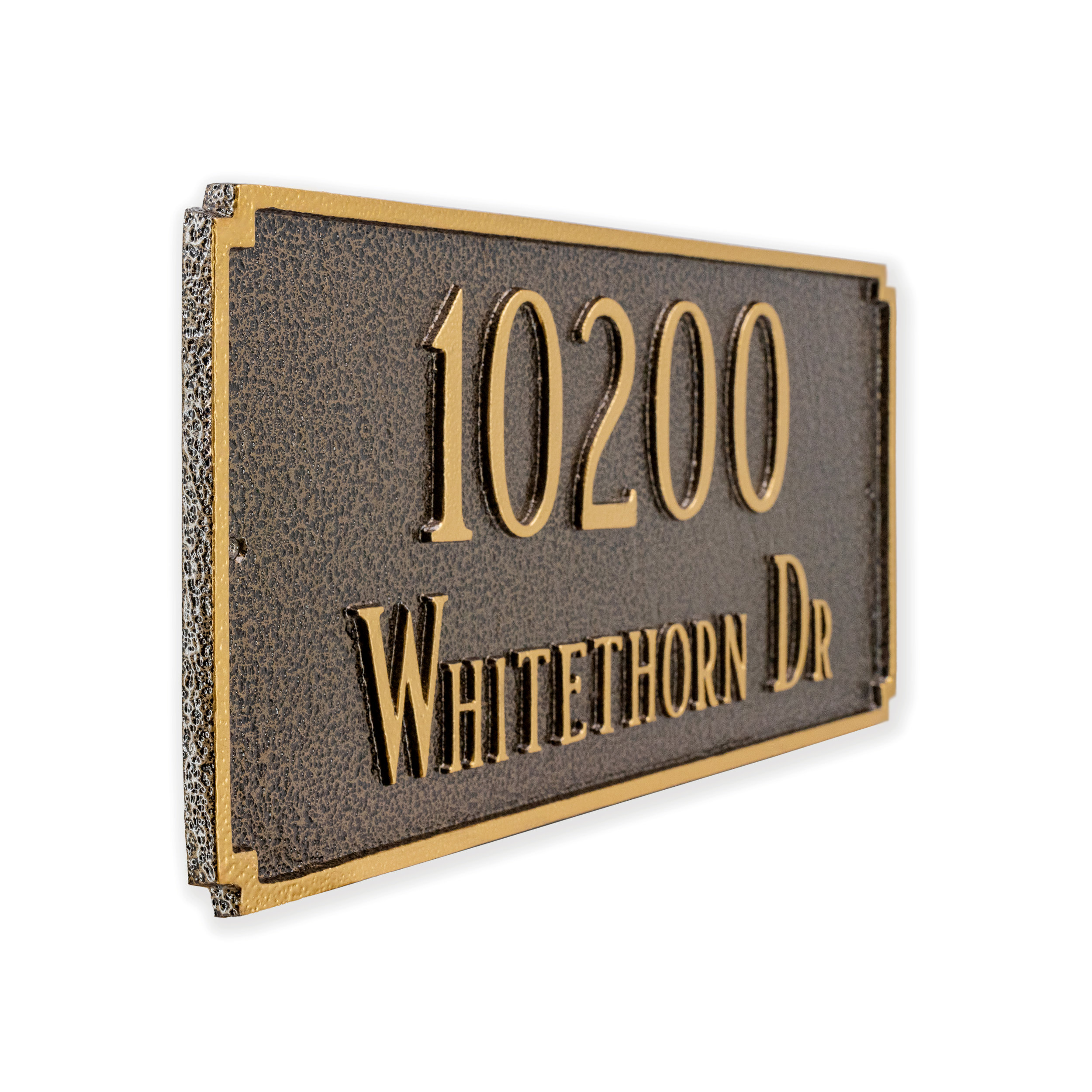 Montague Metal Products Inc. Madison 1-Line Wall Address Plaque ...