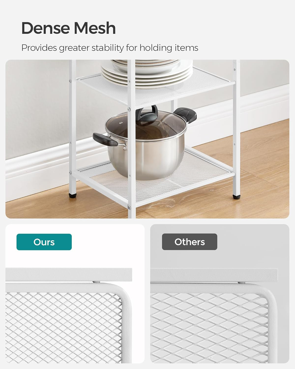 WFX Utility™ Adjustable 6-Tier Storage Shelf, Extendable Metal Rack For ...