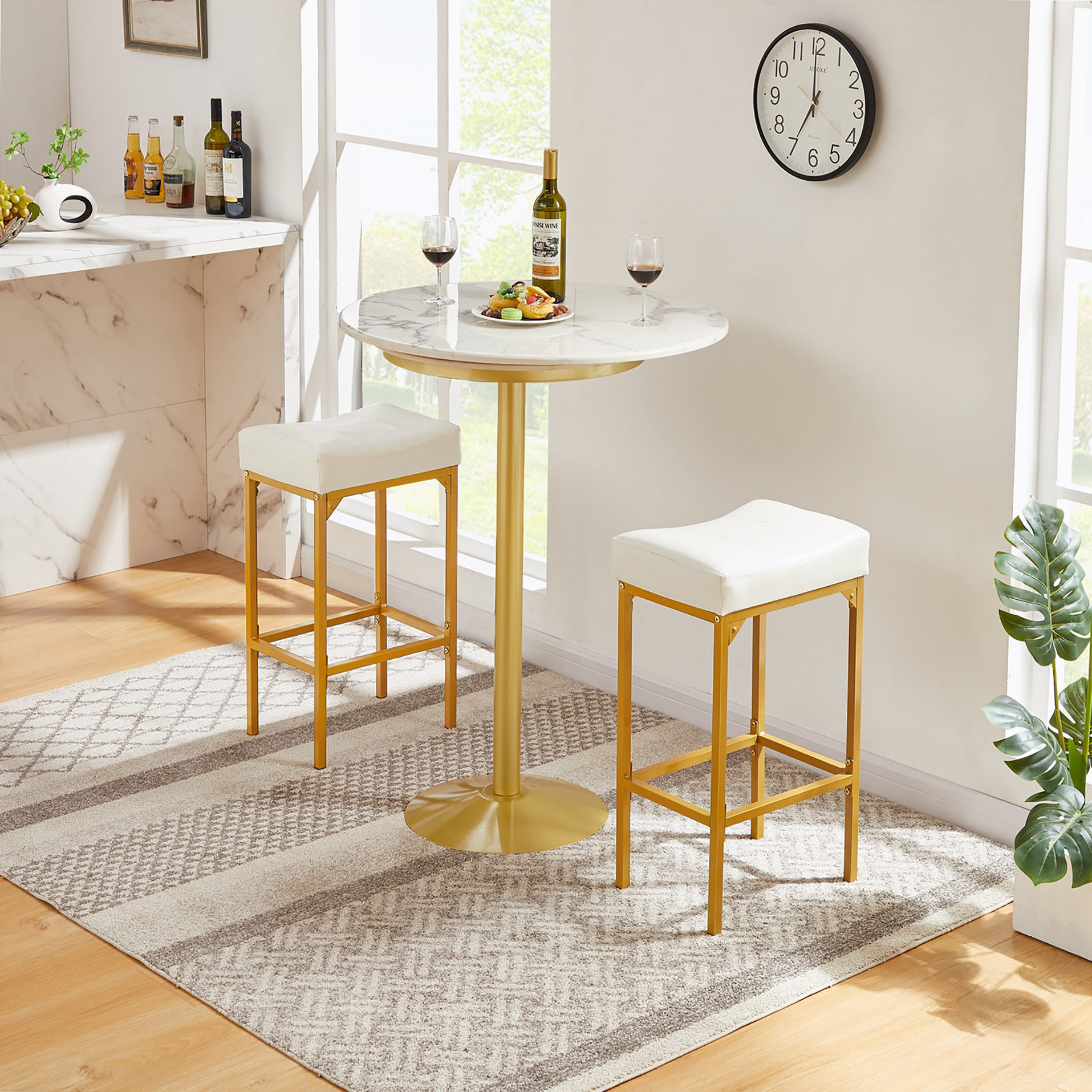 Latitude Run® Kasey-Leigh Bar Stool & Reviews | Wayfair