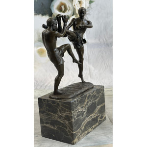 Charlton Home® Yountville Signed Original Milo Kick Boxer Boxers Bronze ...