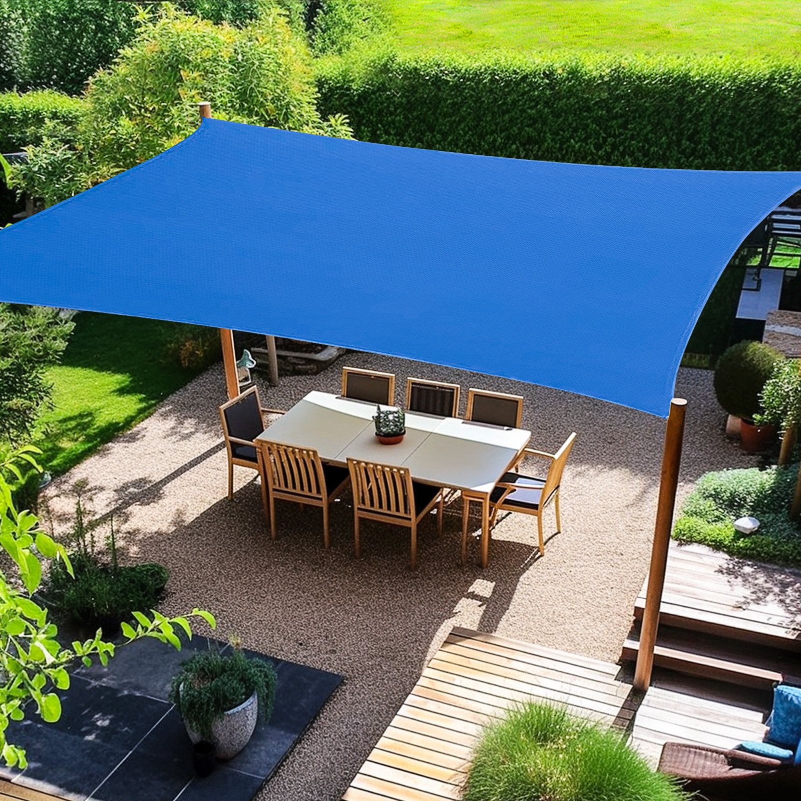 Artpuch 8'x10'Customize Heavy Duty Sand Sun Shade Sail Commercial ...