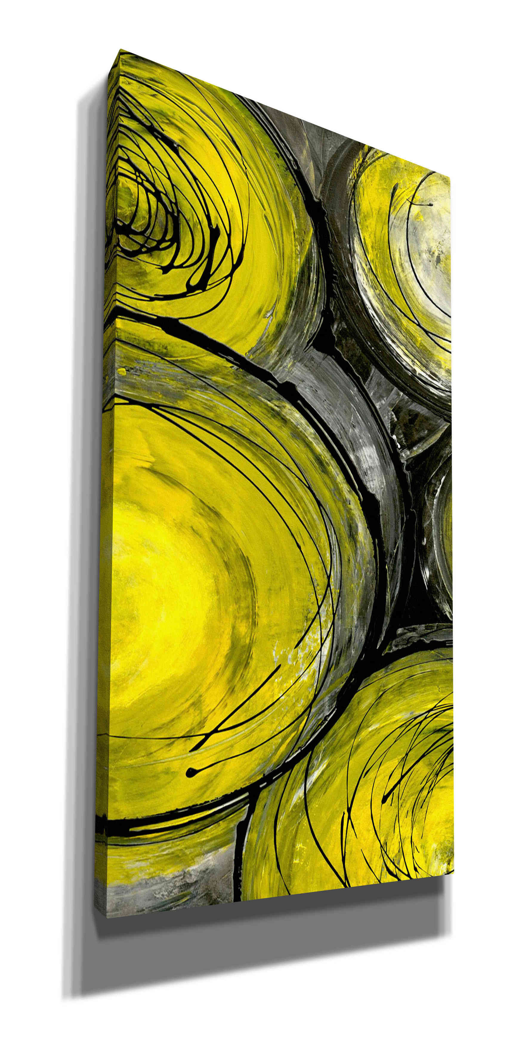 Epic Graffiti 'Rush Hour Taxi I' By Erin Ashley, Canvas Wall Art | Wayfair