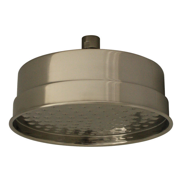 Whitehaus Collection Showerhaus Rain Adjustable Shower Head 2.5 GPM GPM ...
