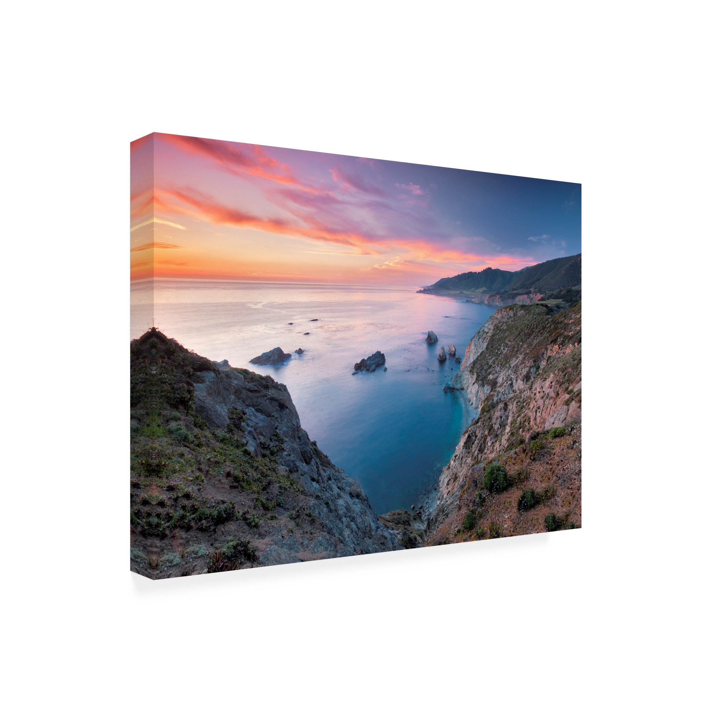 Highland Dunes Dennis Frates 'Rocky Coast 18' Canvas Art - Wayfair Canada