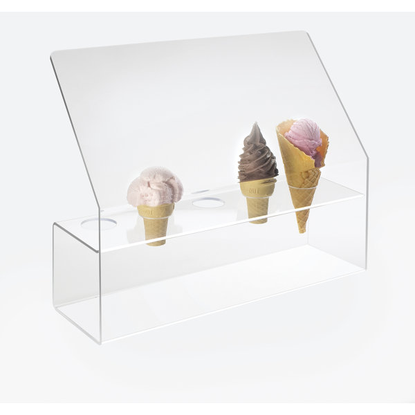 Cal-Mil Acrylic Cone Holder with Slanted Guard | Perigold