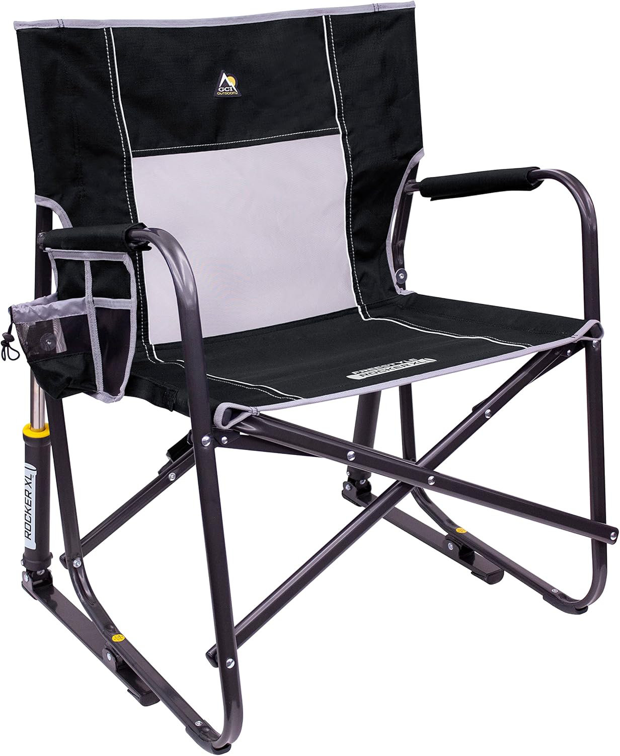 Inbox Zero Outdoor Freestyle Rocker XL Portable Folding Rocking Chair ...