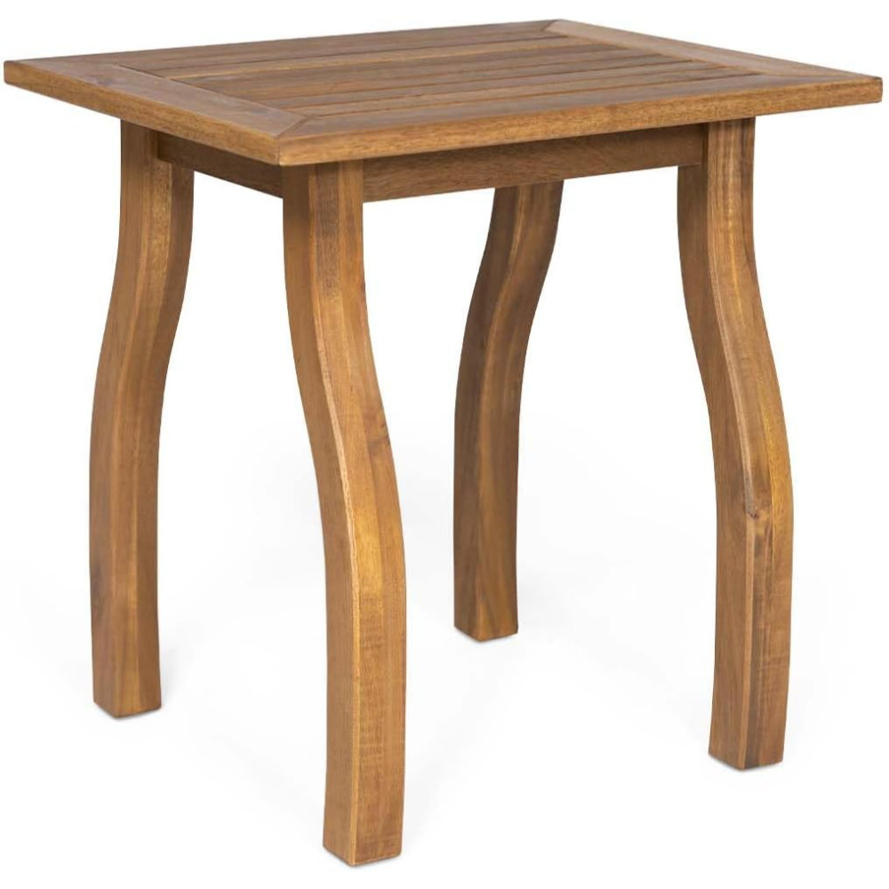 Ophelia & Co. 100% Acacia Wood Farmhouse End Table | Wayfair