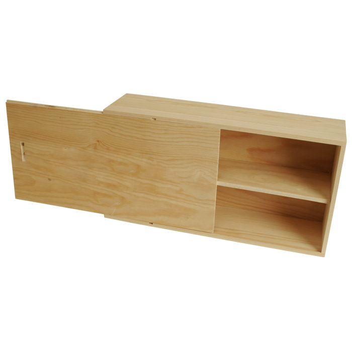 Union Rustic Solid Wood Storage Bin | Wayfair