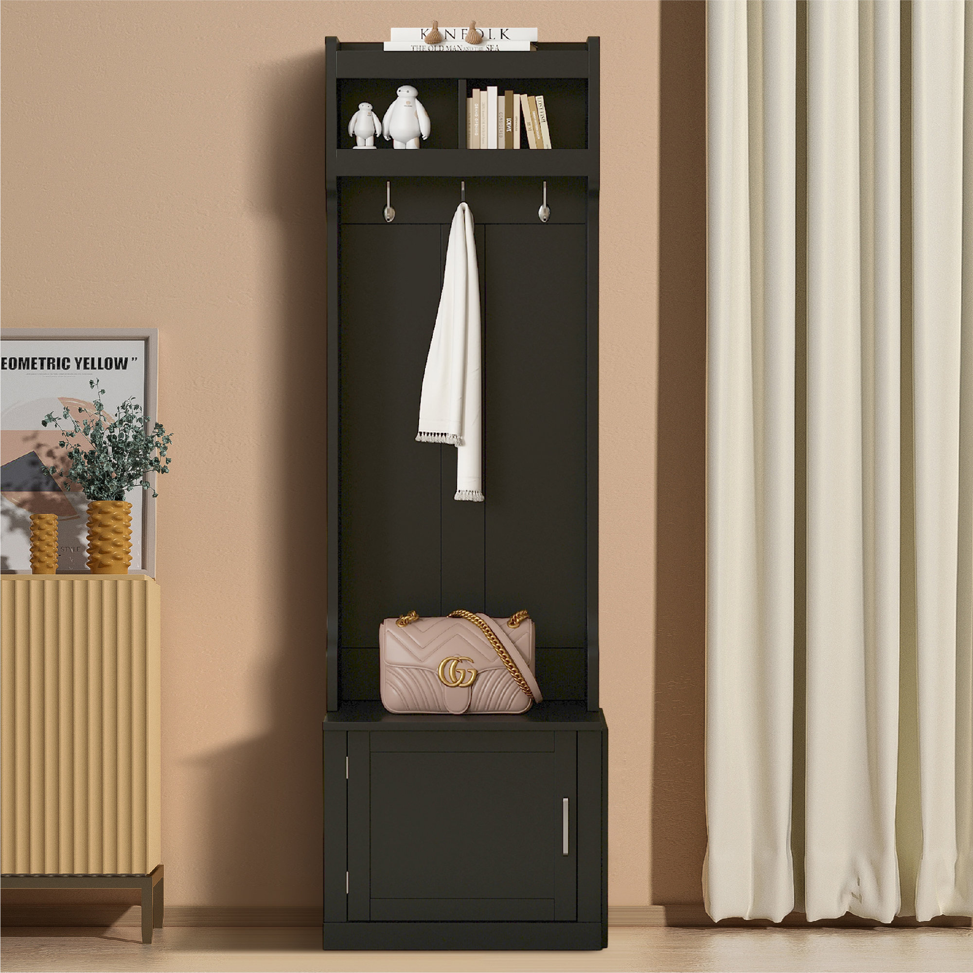 Winston Porter Pami Hall Tree with Bench and Shoe Storage - Wayfair Canada