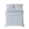 Birch Lane™ Shamont Blue/White Standard Cotton Comforter Set & Reviews ...