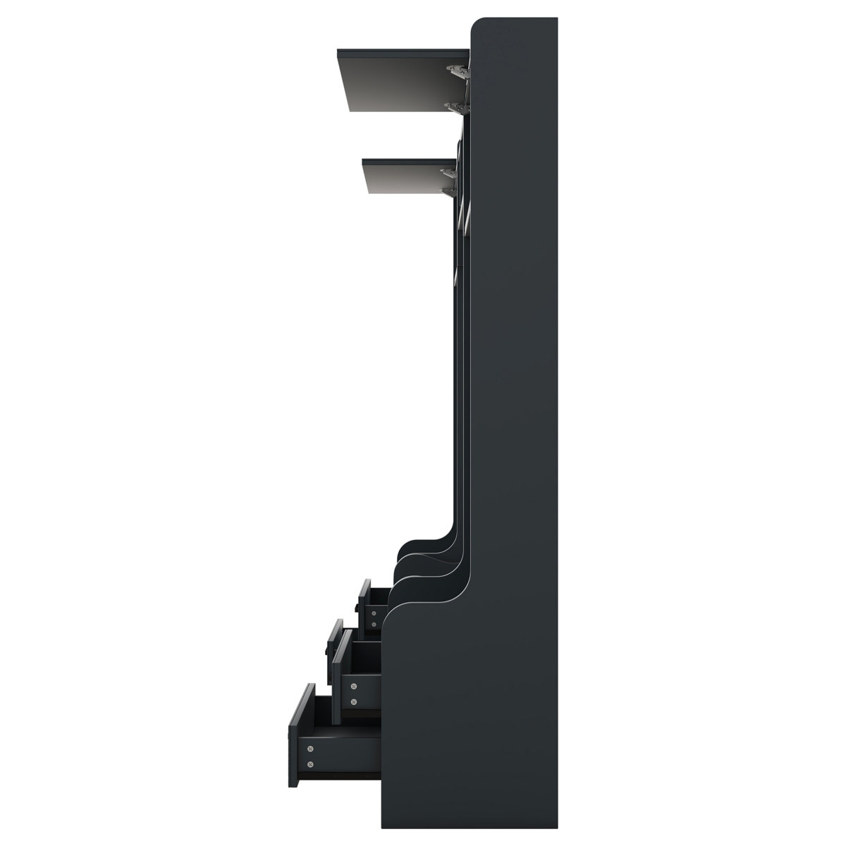 Red Barrel Studio® 70" Modular Hall Tree System 4-in-1 - Separate ...