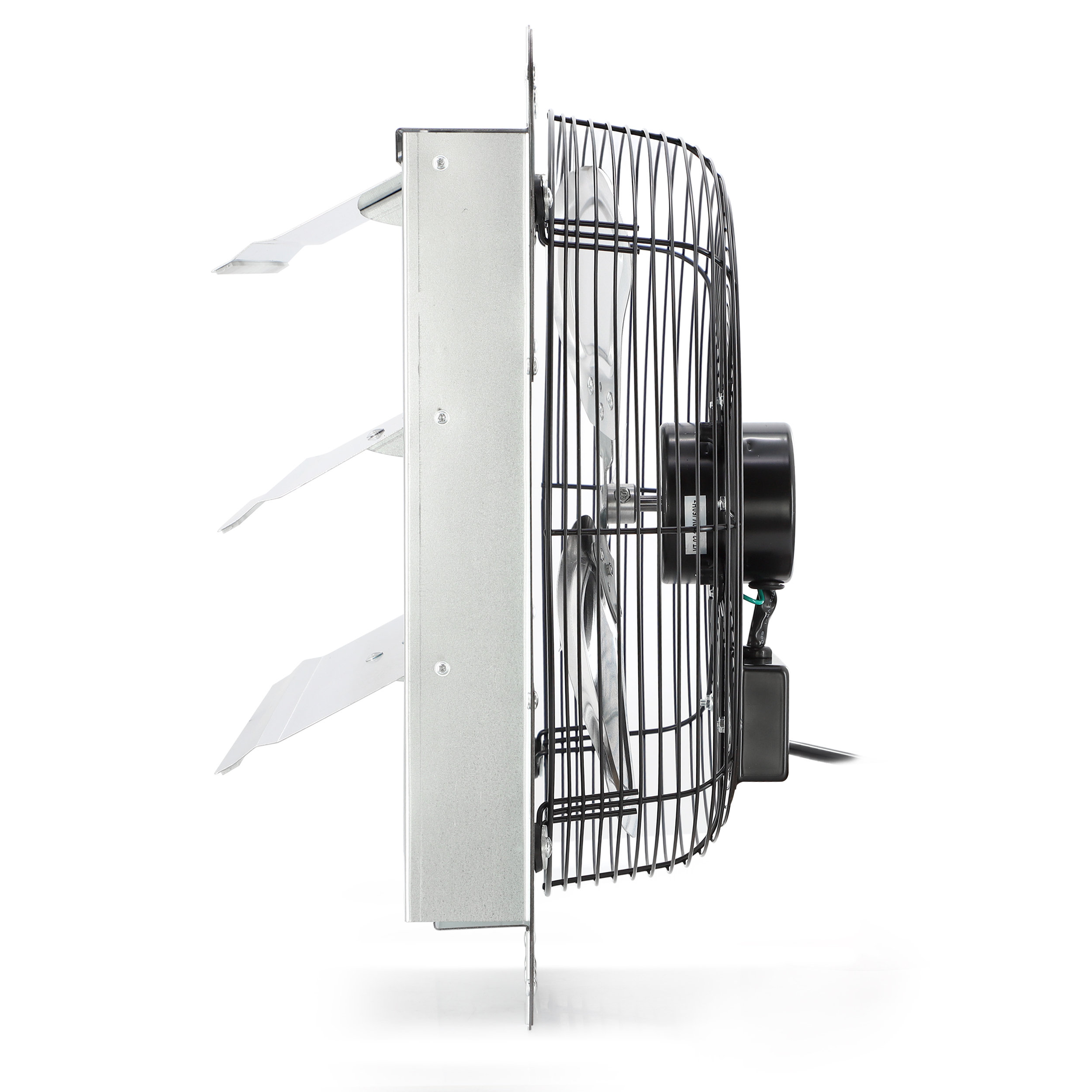 Vie Air 12 Inch Corded Wall Mount Ventilator Fan with Shutters | Wayfair