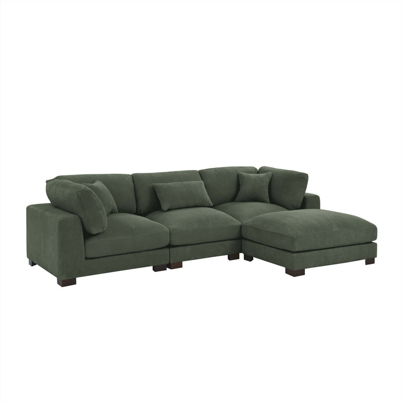 Latitude Run® Canapé modulaire rembourré 4 pièces Temica et ...