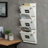 Gracie Oaks 3-Slot Wall Mounted Wood Mail Storage & Reviews | Wayfair