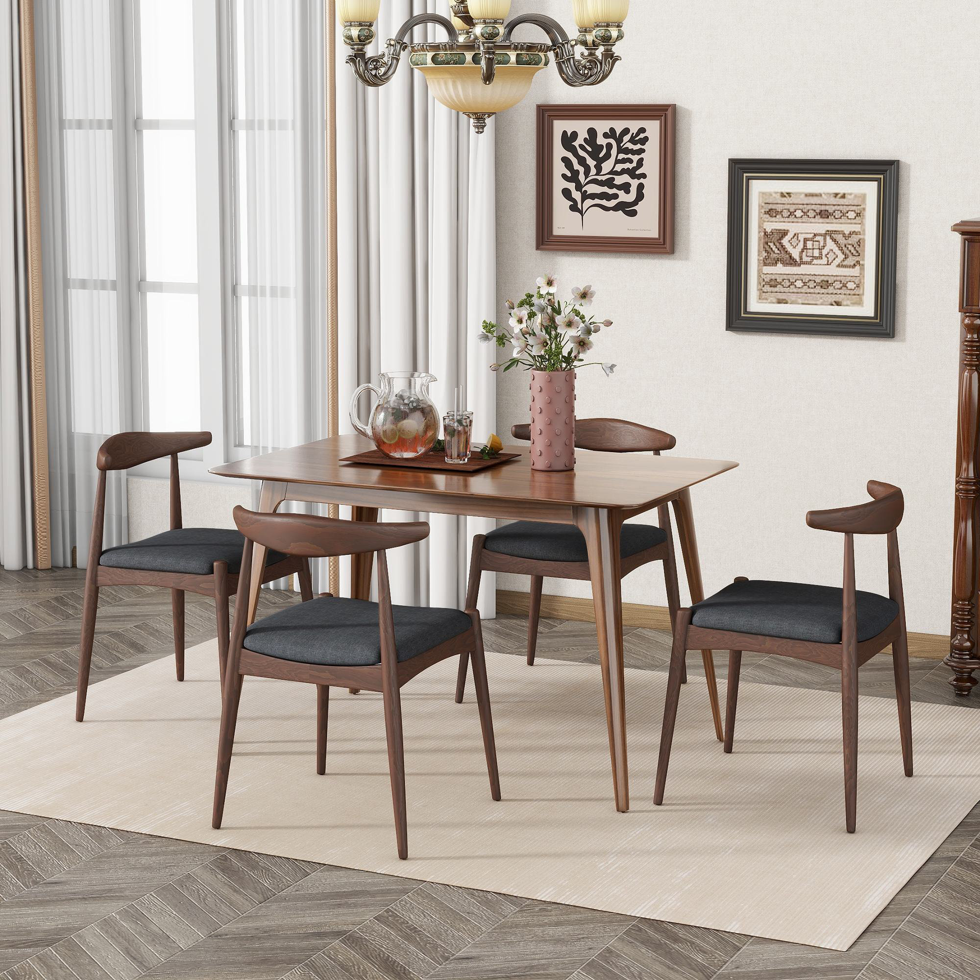 Corrigan Studio® Kinston 5 Pieces Extendable Dining Set | Wayfair