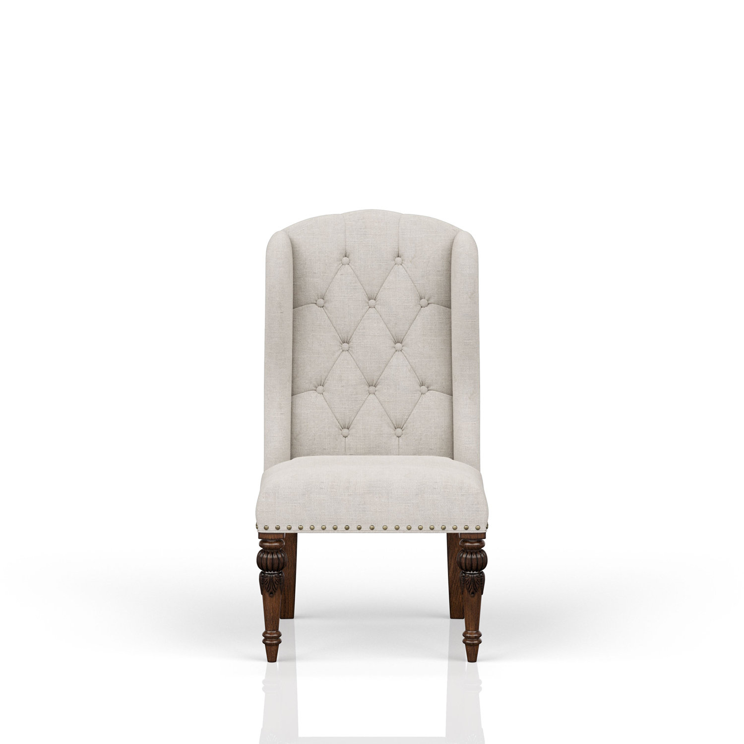 One Allium Way Upholstered Wing Host Chair - Wayfair Canada