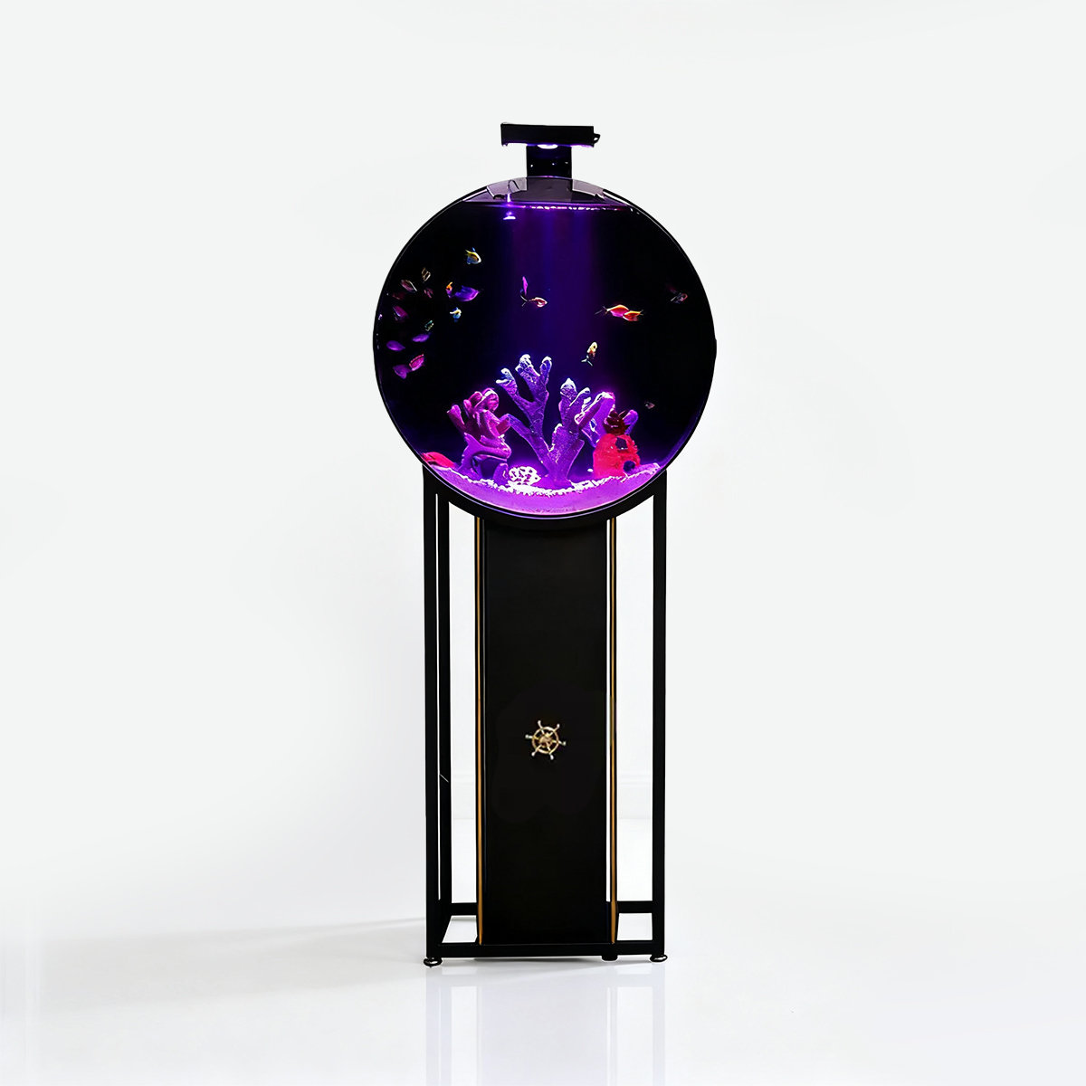 Orren Ellis Creative Circular-Shape Acrylic Aquariums Tank | Wayfair