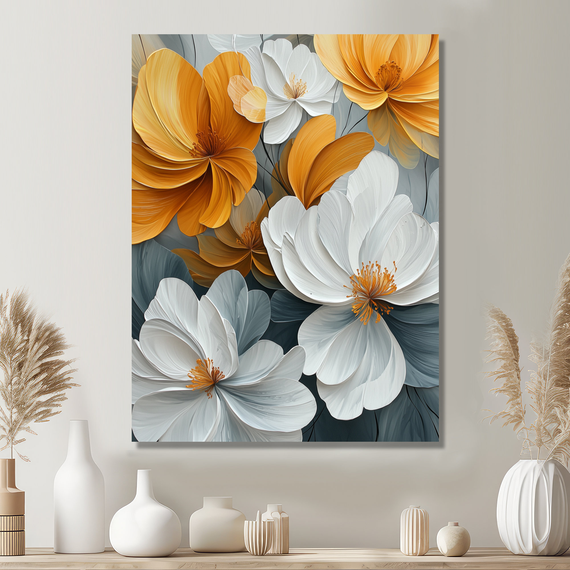 House of Hampton® Molique - Floral Wall Art | Wayfair