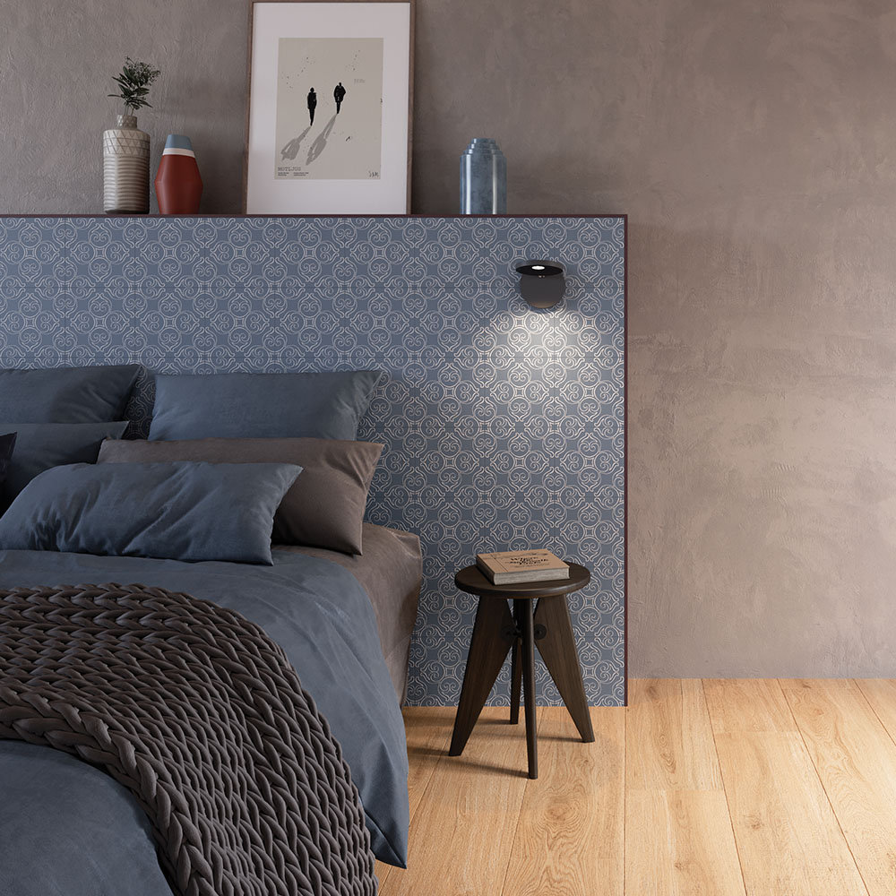 Tilefy Helix 8X8 Pattern Pop Porcelain Tile | Wayfair