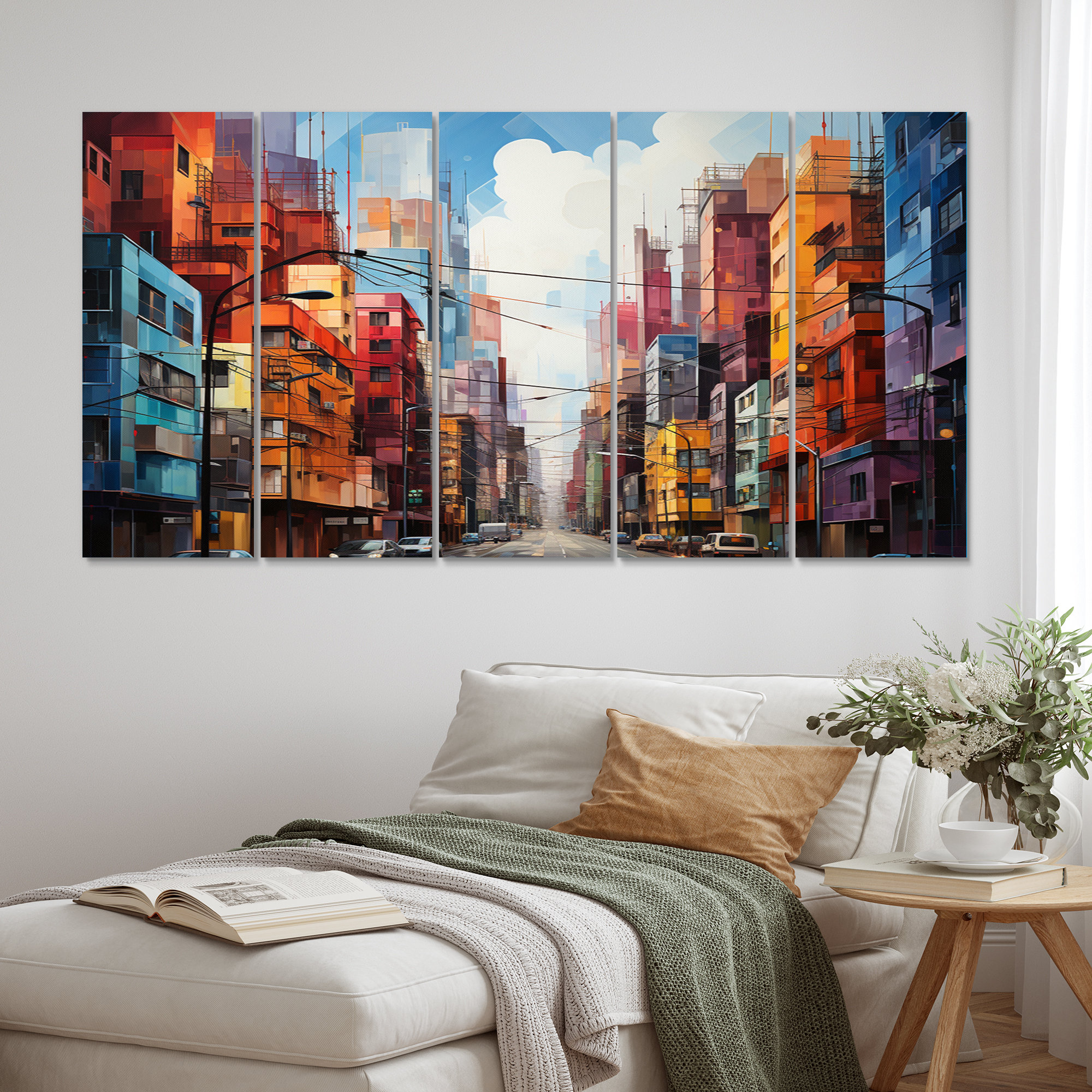 DesignArt Surrealism City III " Surrealism City III " 5 - Pieces | Wayfair
