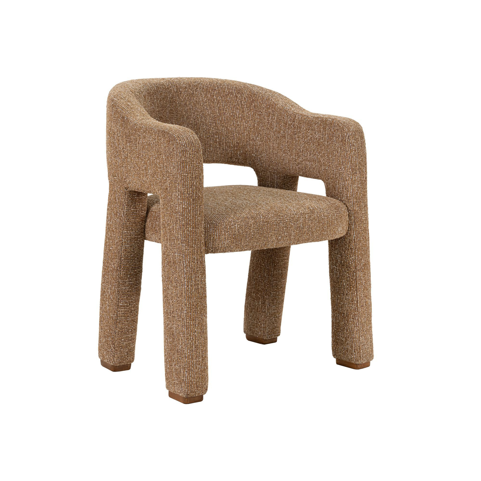 Orren Ellis Malisa Upholstered Dining Chair, Brown | Wayfair